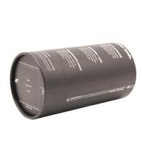 China Fancy Customized Hot Stamping Logo Matte Black Reed Diffuser Packaging Cylinder Round Paper Tube for sale