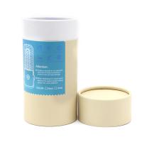 China Biodegradable Custom Kraft Cylinder Box Cardboard Round Box Cosmetic Paper Packaging Tube for sale
