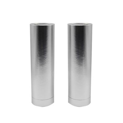 China Wholesale Round Cosmetic Tube Custom Perfume Packaging Box Hot Stamping Lotion Bottle Bar Container Kraft Gift Paper Tub for sale