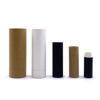 China Custom Recycle Black Deodorant Containers Packaging Paper Tubes For Cream for sale
