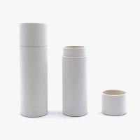 China Custom Recycle Black Deodorant Containers Packaging Paper Tubes For Cream for sale