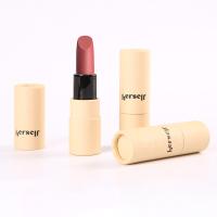 China Custom Cylindrical Shape Tube Custom Packaging Lipstick Lip balm  Push Twist Up Paper Tube for Cosmetic for sale