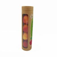 China Custom Design Cylinder Box Kraft Paper Tube Empty Cans For Powder Food Packaging Cardboard Tube Packaging for sale