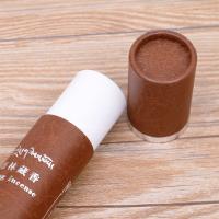 China Recycle Small Cylinder Poster Incense Stick Paper Packaging Tube Jar for sale
