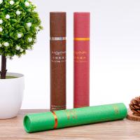 China Recycle Small Cylinder Poster Incense Stick Paper Packaging Tube Jar for sale