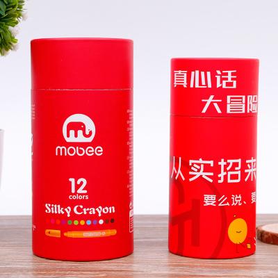 China High Quality Custom Printing Design Cardboard Crayon Packaging Tube Cylinder Boxes for sale