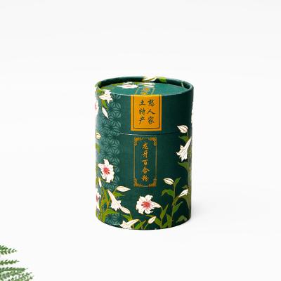 China Food Grade Cardboard Kraft Powder Paper Tube Packaging for Powdered Food for sale