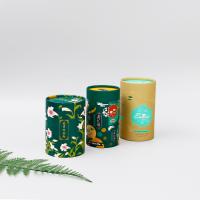 China Food Grade Cardboard Kraft Powder Paper Tube Packaging for Powdered Food for sale
