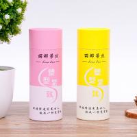 China Recycled Cosmetic Cardboard Tube Gift Box With Silver Foil UV Coating for sale