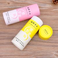 China Recycled Cosmetic Cardboard Tube Gift Box With Silver Foil UV Coating for sale