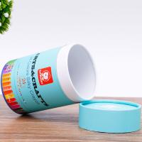 China Eco friendly Round Food Grade Cylinder Tube Luxury Custom Logo Cardboard Gift Tea Bag Coffee Packaging Paper Round Box for sale