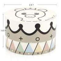 China Custom Chinese New Year Luxury Gift Cute Round Cardboard Box for Gift Pack for sale