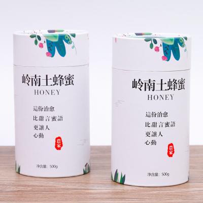 China Custom Crimping Kraft Cardboard Tube Tea Coffee Wrapping Food Grade Eco Friendly for sale