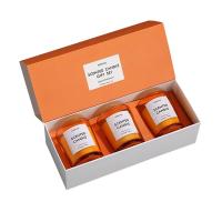China Delicate Appearance Candle Set Gift  Box Packaging 3 Candle Boxes Luxury Custom With Logo for sale