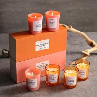China Delicate Appearance Candle Set Gift  Box Packaging 3 Candle Boxes Luxury Custom With Logo for sale