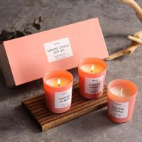 China Delicate Appearance Candle Set Gift  Box Packaging 3 Candle Boxes Luxury Custom With Logo for sale