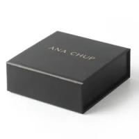 China Custom Logo Jewelry Packaging Box Luxury  Necklace Bracelet Jewelry Box With Velvet Insert for sale