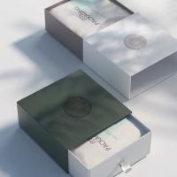 China Custom Bracelet 157gsm Art Paper Gift Jewelry Packaging Box With Logo for sale