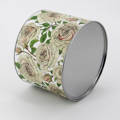 China Biodegradable Cardboard Paper Tube , Candle Cylinder Packaging With Tinplate for sale