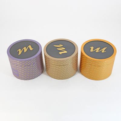 China Luxury Cylinder Food Candy Gift Box Packing Paper Tube Recyclable With Window for sale