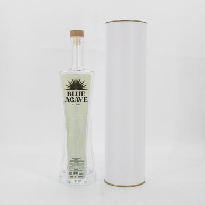 China Customized Cylindrical Cans Cardboard Round Boxes Packaging Paper Tubes Drinks Gifts for sale