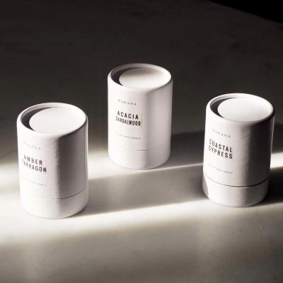 China Custom Food Grade Herbal Tea Paper Tube Sealed Kraft Paper Cylindrical Tube Packaging Container for sale