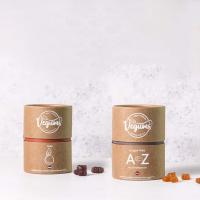 China Custom Printed Beautiful Design Craft Cylinder Brown Round Paper Tube Kraft Tea Coffee Paper Tube Packaging for sale