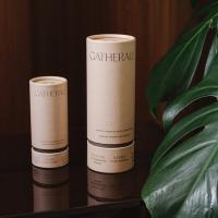 China New Kraft Paper Round Perfume Cylinder Gift Box Cardboard Craft Paper Tube Cylinder Box Packaging Clothing Underwear for sale