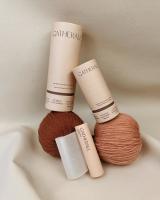 China New Kraft Paper Round Perfume Cylinder Gift Box Cardboard Craft Paper Tube Cylinder Box Packaging Clothing Underwear for sale