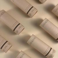 China New Kraft Paper Round Perfume Cylinder Gift Box Cardboard Craft Paper Tube Cylinder Box Packaging Clothing Underwear for sale