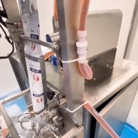 China Automatic 50ml Liquid Sauce Juice Oil Popsicle Stick Pouch Sachet Filling Packing Machine for sale