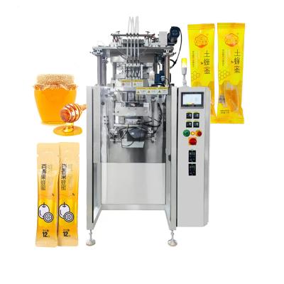 China Best Price Honey Stick 2-150ML Sachet Bag Filling Packing Packaging Machine Honey Royal Jelly Packing Machinery for sale