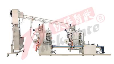 China High Speed Double Single Lane Small Pouch Automatic Packaging Machine for Wet and Dry Powder with 30-45 Bags/min for sale