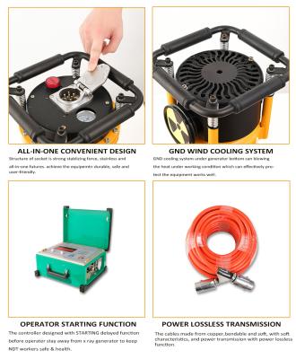 China Industrial X Ray NDT Radiography Equipment Portable For Pressure Vessel Fabrication for sale