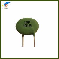 China MZ21 16P 50 Ohm PTC Overcurrent Protection Thermistor 18mm Diameter Green Color for sale
