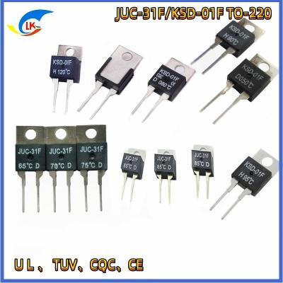 China JUC-31F KSD-01F Ultra Small Thermostat High Sensitivity Compression Spring Design for sale