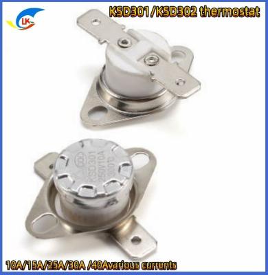 China 250V 16A 30A KSD302 Series Thermostat Protector High Current Temperature Control Switch for sale