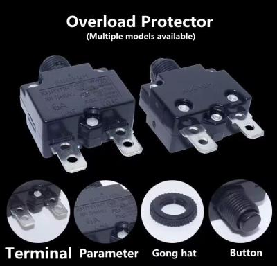China Thermal Overload Protector Circuit Breaker 10-16A for Mobile Combined Socket Strip Plug for sale