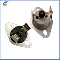 China 16A 125V Bimetal Temperature Switch Ksd301 Thermostat Thermal Protector With Metal Cap for sale