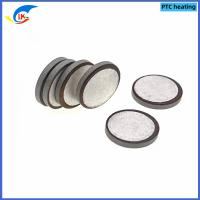 China Circular Type Silver Coated PTC Thermistor For Heating 5 Ohm 12V 150deg for sale