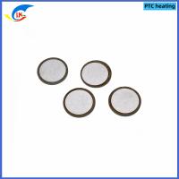 China Round 14mm Diameter PTC Thermistor Heating Element Chip 2.2 Ohm 12V 80 Degrees for sale