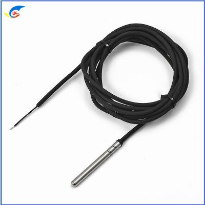 China Stainless Steel Rolling Groove NTC Temperature Sensor IP68 50K 3950 Anti Corrosion for sale