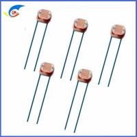 China 100mw Light Dependent Resistor 150VDC Photoresistor 10Lux Bright Resistance 50-100KΩ Fast Response Speed for sale