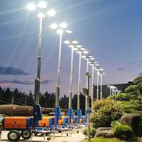 China Outdoor Emergency Light Tower Diesel Generator Height 7.5m 9m Wind Resistance for sale