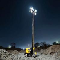 China Construction Light Tower Diesel Generator Illumination System Portable Light Tower for sale