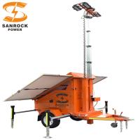 China Solar Powered Lighting Towers 5 Sections Height 7M  Tower Solar Light for sale