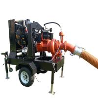 China Self Priming Pump Portable Trash Water Pump High Performance Diesel Engine Pump Set for sale