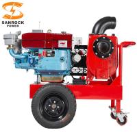 China Single Cylinder Diesel Engine Water Pump Set Agricultural Irrigation Pump Easy Start for sale