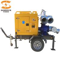 China Customized Vacuum Self Priming Pump 20m High Head Mobile Diesel Water Pumps for sale