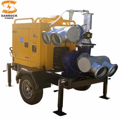 China Customized Vacuum Self Priming Pump 20m High Head Mobile Diesel Water Pumps for sale